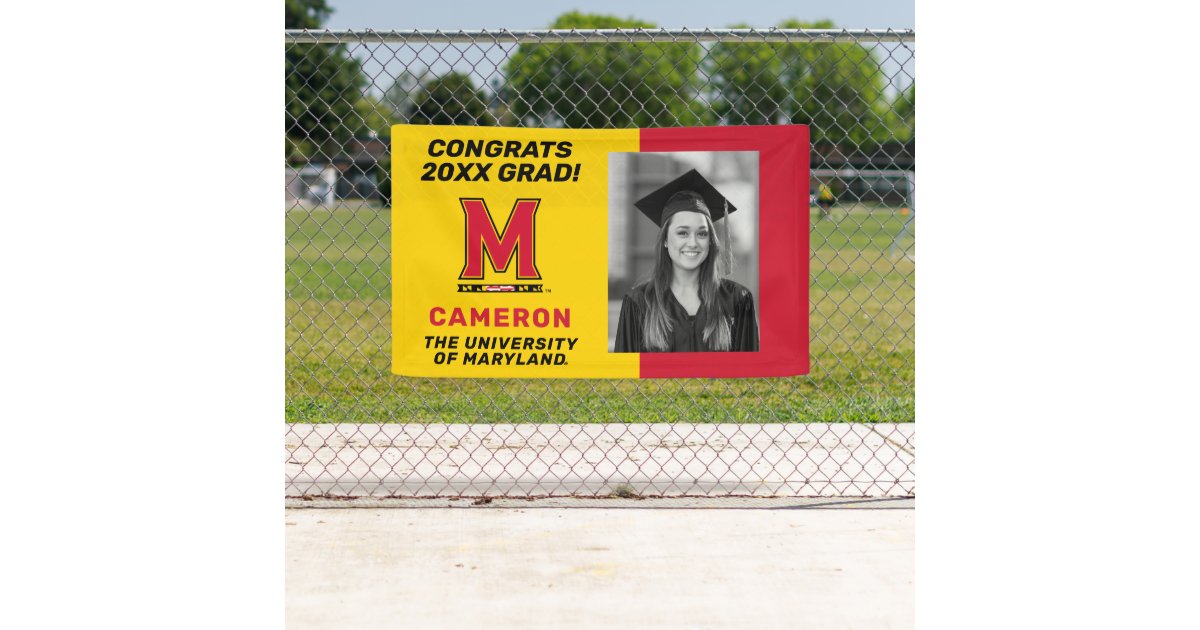 Maryland University M Logo Banner | Zazzle