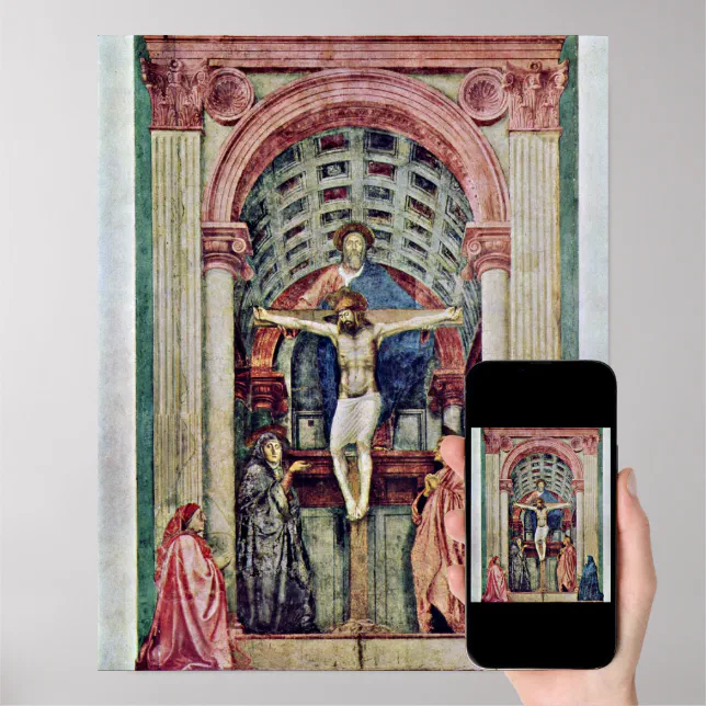 Masaccio - Trinity ?????: By Drie-Eenheid Poster | Zazzle