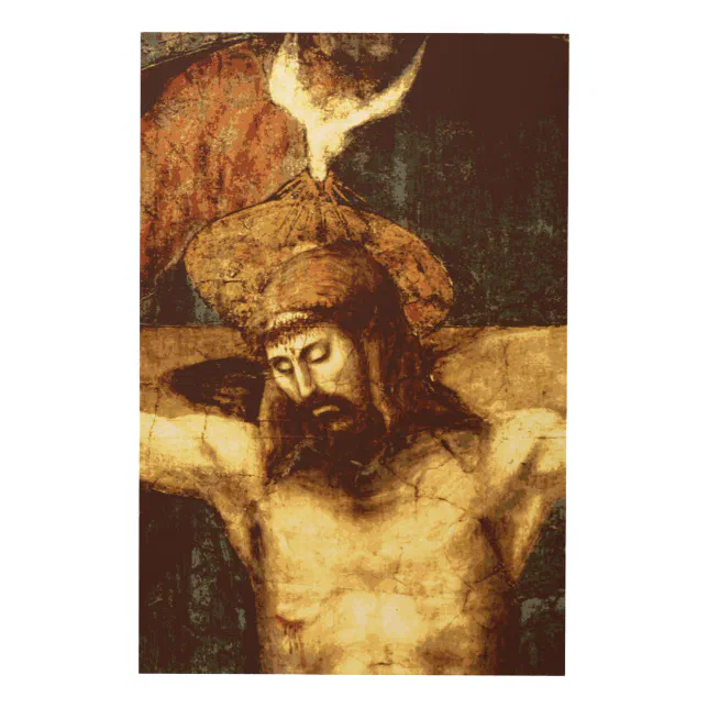 Masaccio's Holy Trinity Wood Wall Art | Zazzle