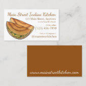 Masala Dosas Indian Food Cuisine Restaurant Chef Business Card | Zazzle