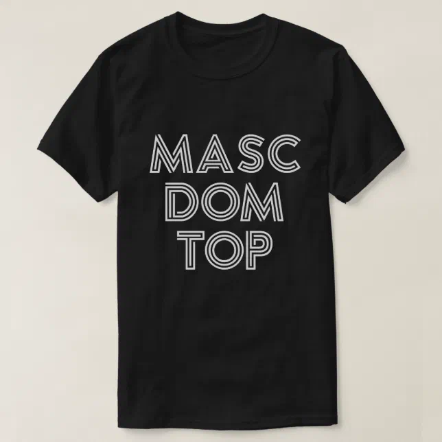 MASC DOM TOP | Zazzle