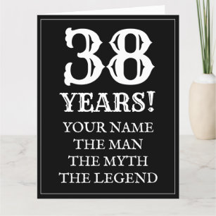 Funny 38th Birthday Cards | Zazzle