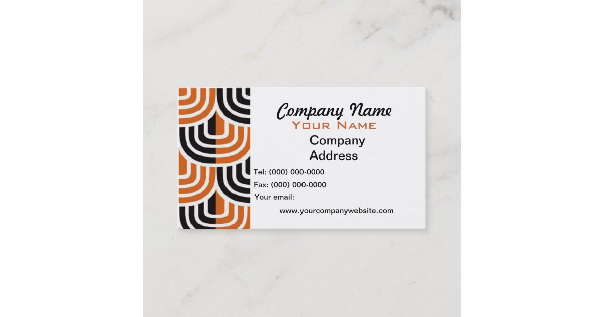 Masculine Business Card | Zazzle