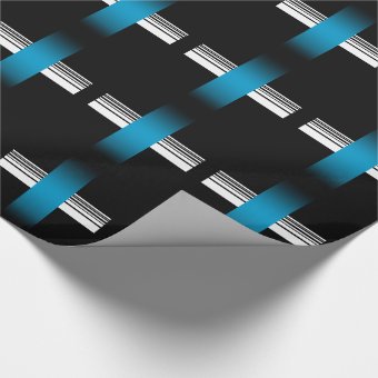Masculine geometric stripes manly gift wrapping paper | Zazzle