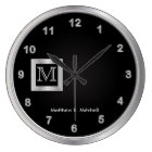 Masculine Wall Clocks | Zazzle.com