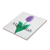 MashAllah Flower Islamic Ceramic Tile | Zazzle