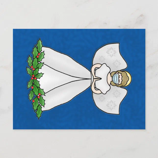 “Masked Angel” Postcard | Zazzle