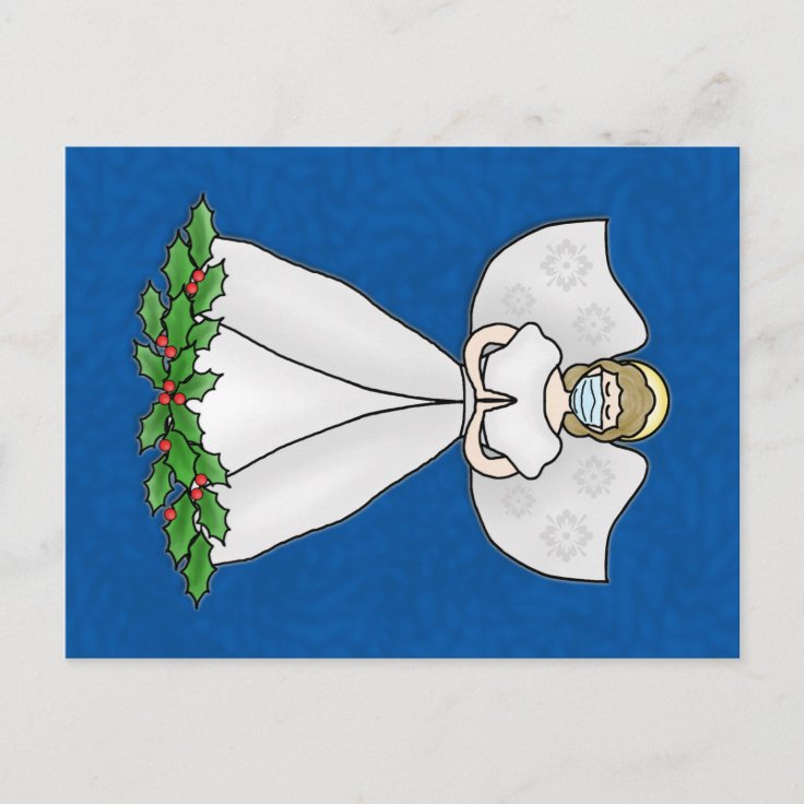 “Masked Angel” Postcard | Zazzle