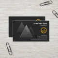 Maslow's Theory Triangle CEO Chairman Business Card | Zazzle