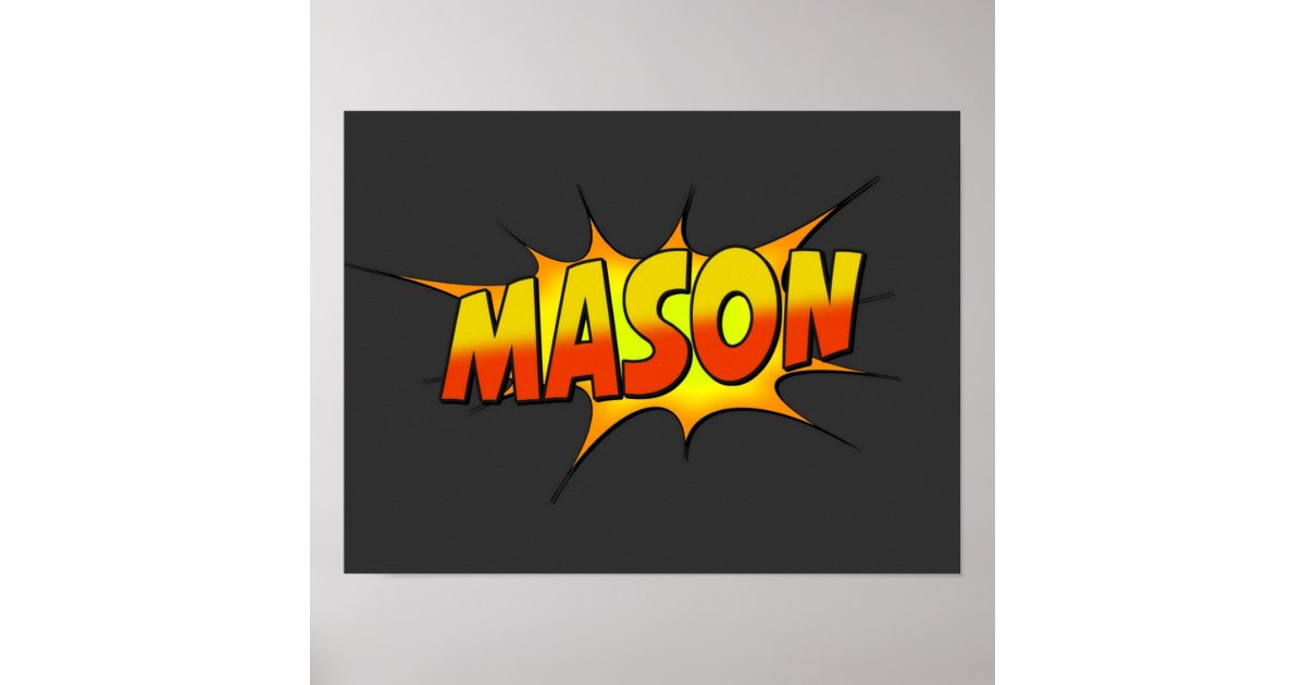 Mason Poster | Zazzle