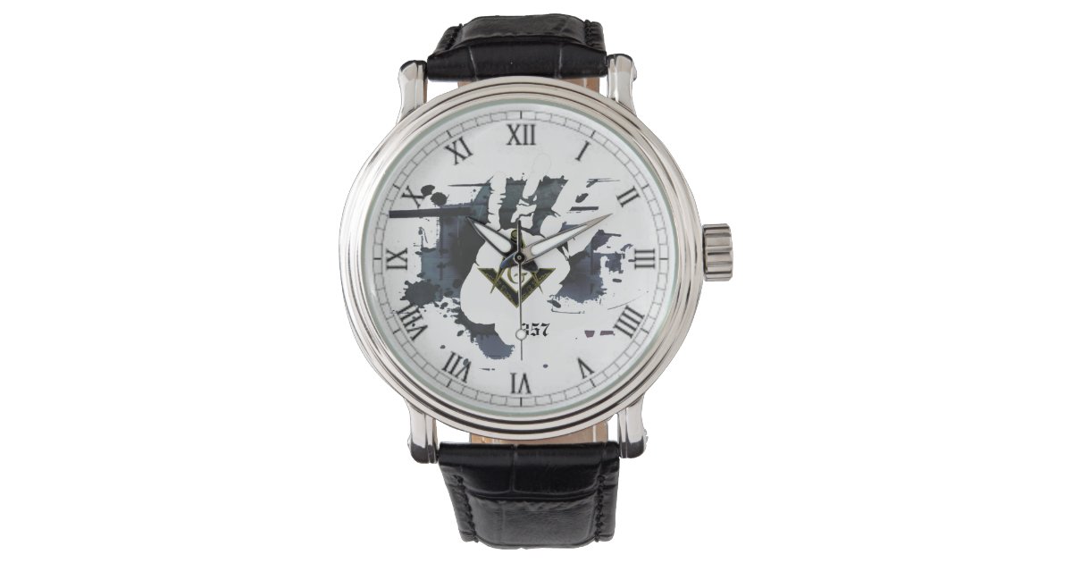 Masonic 357 watch | Zazzle