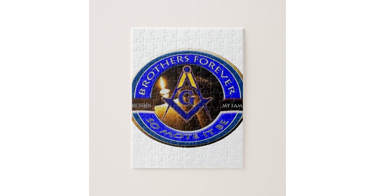 Masonic Brothers Jigsaw Puzzle | Zazzle