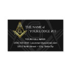 Masonic Business Cards | Black and Gold Freemason | Zazzle