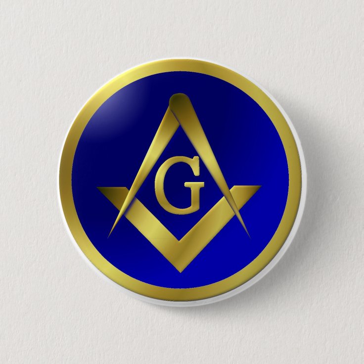 Masonic Button | Zazzle