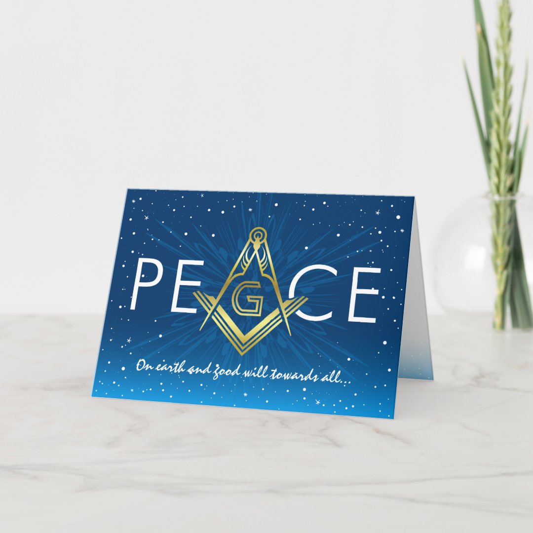 Masonic Christmas Cards | Freemasonry Holiday | Zazzle