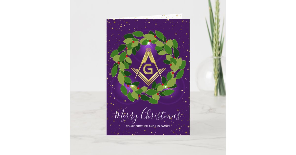 Masonic Christmas Cards | Grand Lodge Holiday | Zazzle