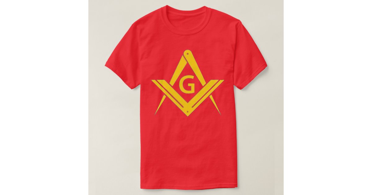 Masonic Entered Apprentice Square Compass Freemaso T-Shirt | Zazzle