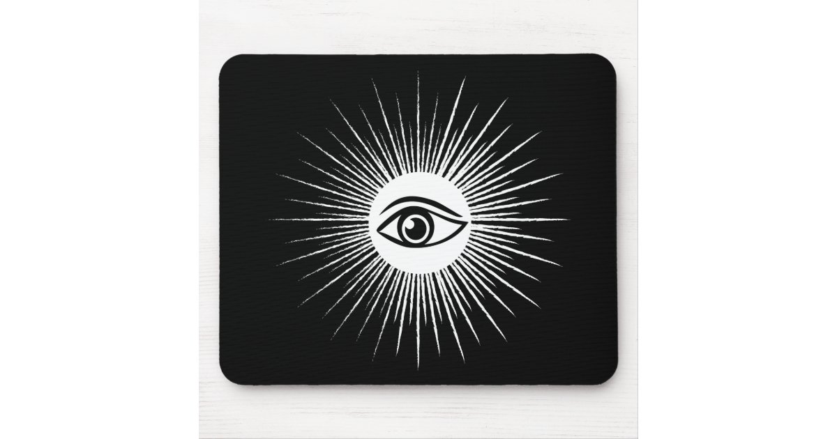Masonic eye mouse pad | Zazzle
