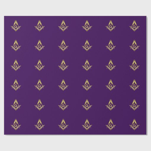 Masonic Gift Wrapping Paper | Freemasonry | Zazzle
