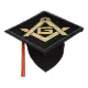 Masonic Golden Rush Graduation Cap Topper | Zazzle