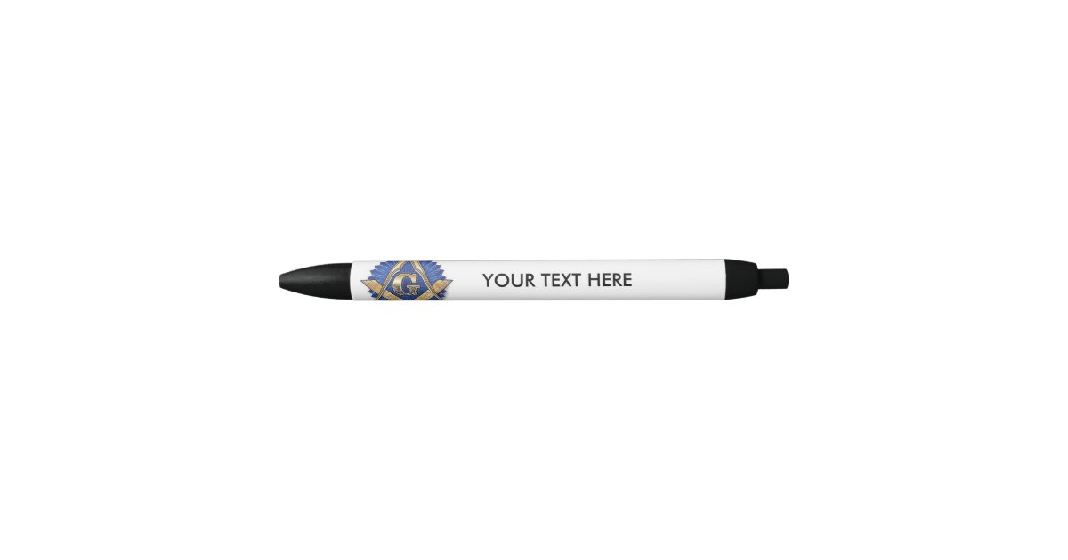 MASONIC INK PEN CUSTOMIZABLE | Zazzle