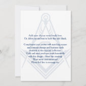 Masonic Invitations | Gold Blue Diamond Template | Zazzle