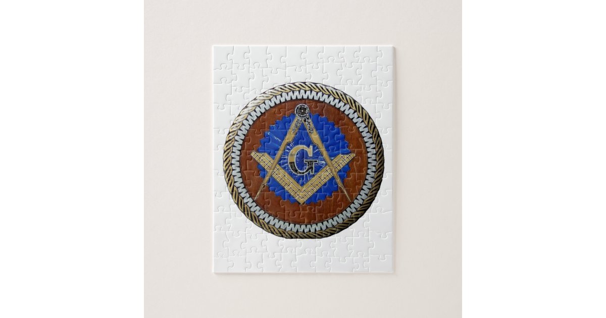 masonic jigsaw puzzle | Zazzle