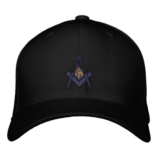 Masonic Lodge Fitted EMBRODERED hat | Zazzle.com