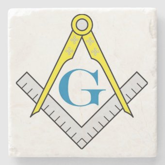 Masonic Marble Coaster | Zazzle