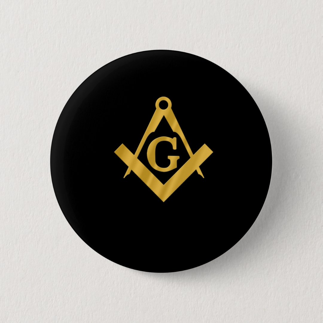 Masonic "Mason for Life" Button | Zazzle
