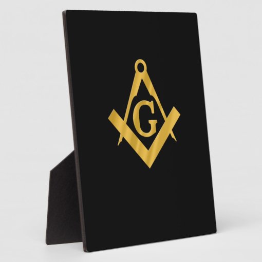 Masonic "Mason for Life" Plaque | Zazzle