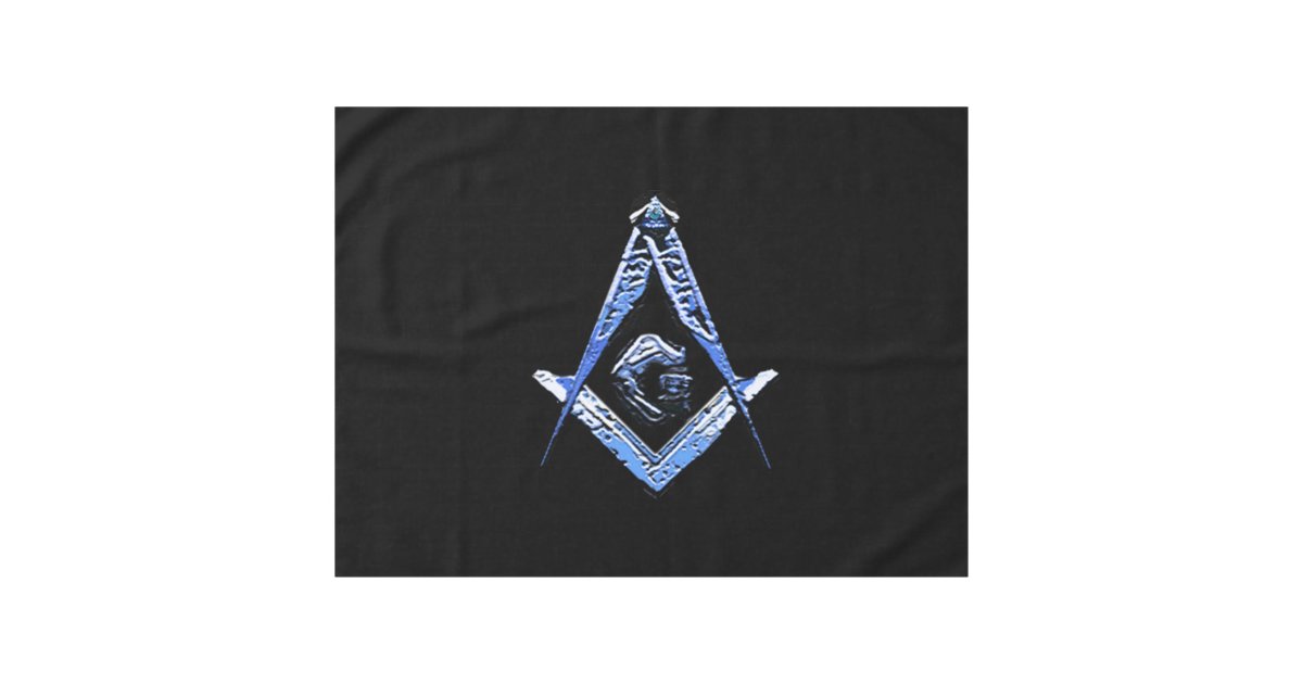 Masonic Minds (Blue) Tablecloth | Zazzle