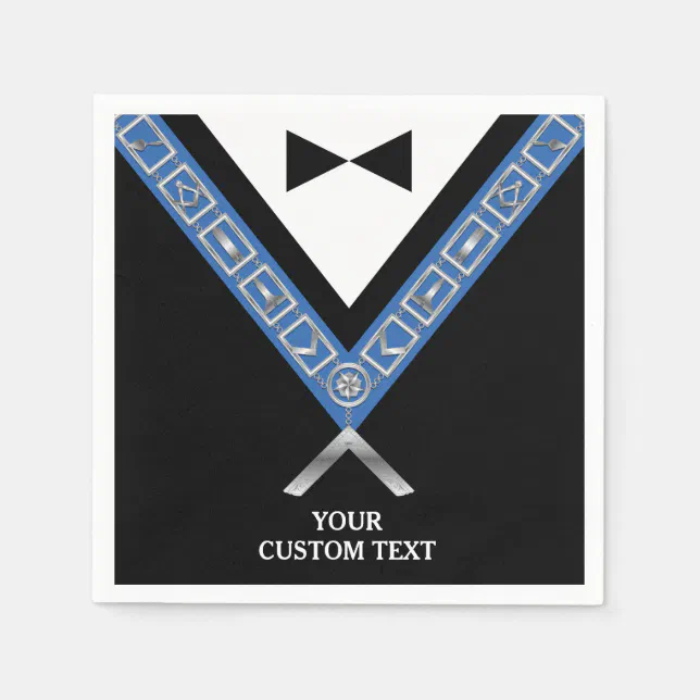 Masonic Paper Napkins | Freemason Party Supplies | Zazzle