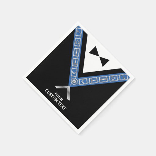 Masonic Paper Napkins | Freemason Party Supplies | Zazzle