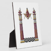 Masonic Pillars Plaque | Zazzle