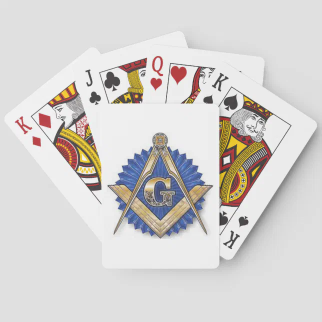 Masonic Playing Cards | Zazzle