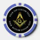 Masonic Poker Chips | Gold Square and Compass | Zazzle