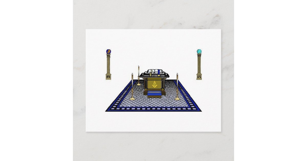 Masonic postcard | Zazzle