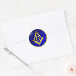 Masonic sticker | Zazzle