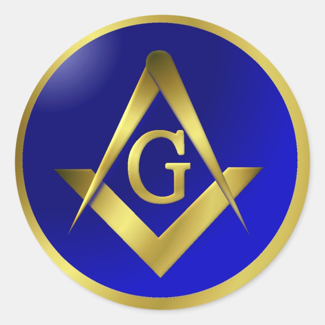 Masonic sticker | Zazzle