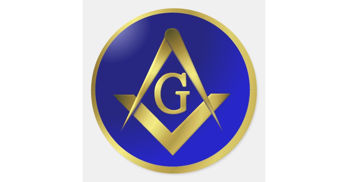 Masonic sticker | Zazzle