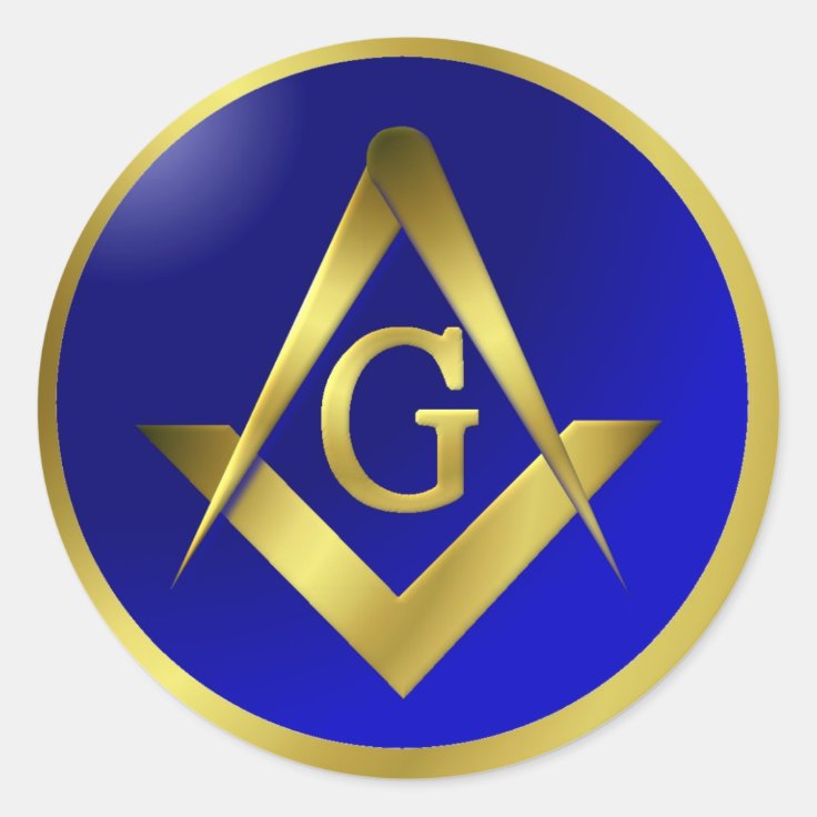 Masonic sticker | Zazzle