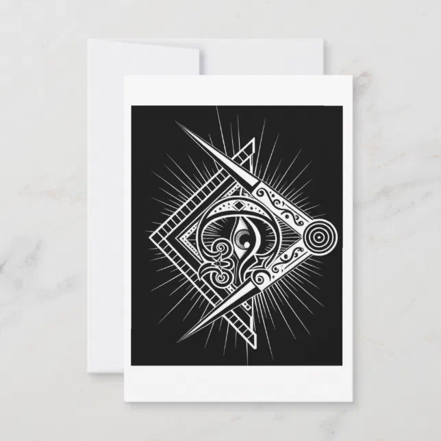 Masonic Style Postcard | Zazzle