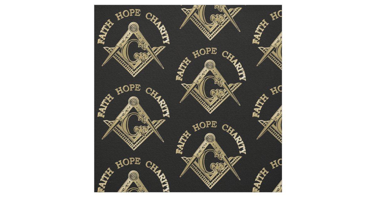 Masonic symbol fabric | Zazzle