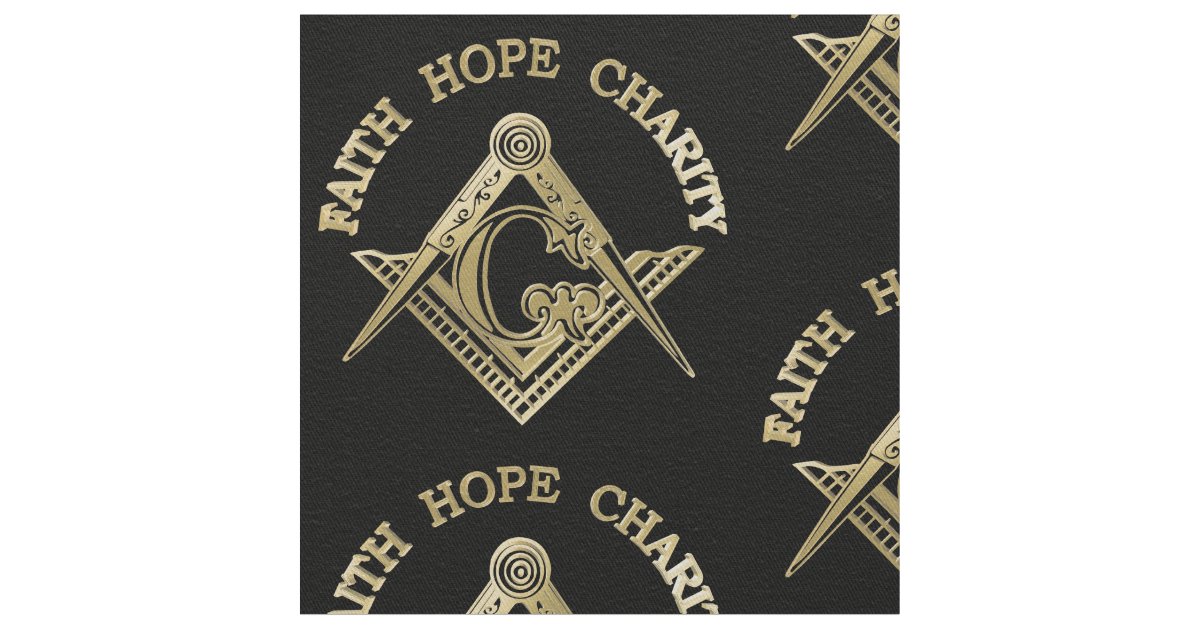 Masonic symbol fabric | Zazzle