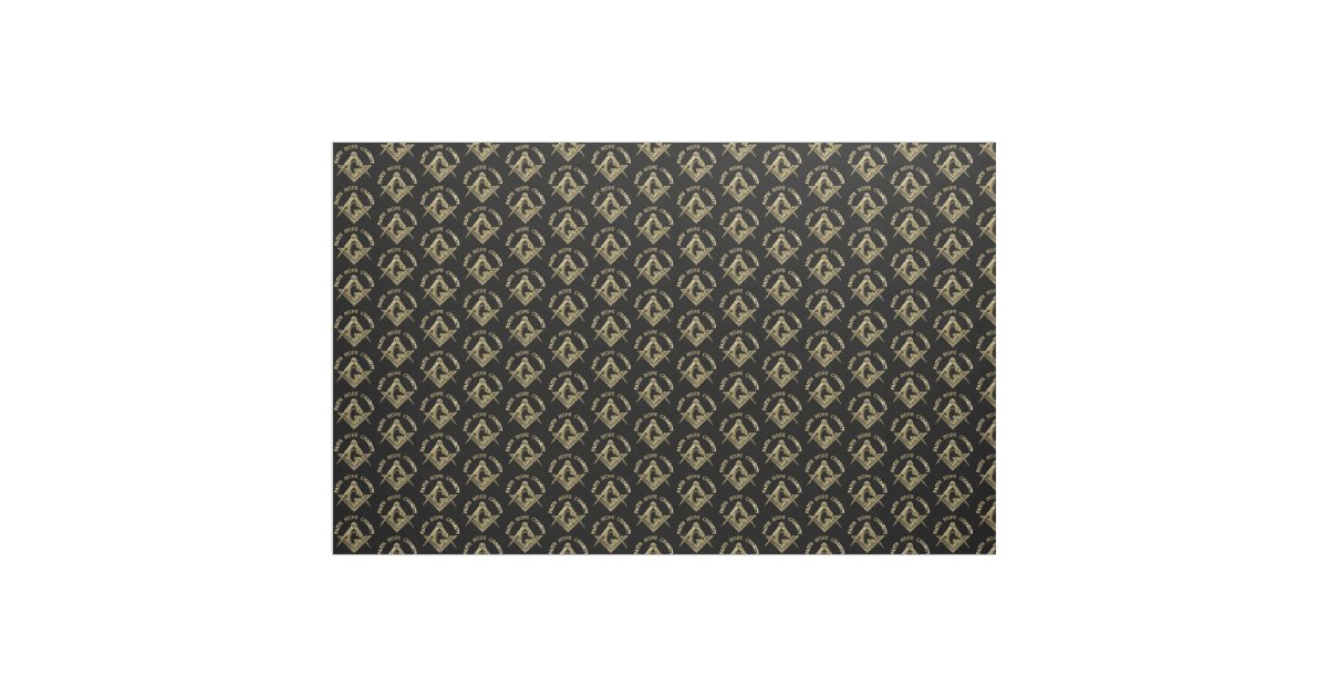 Masonic symbol fabric | Zazzle