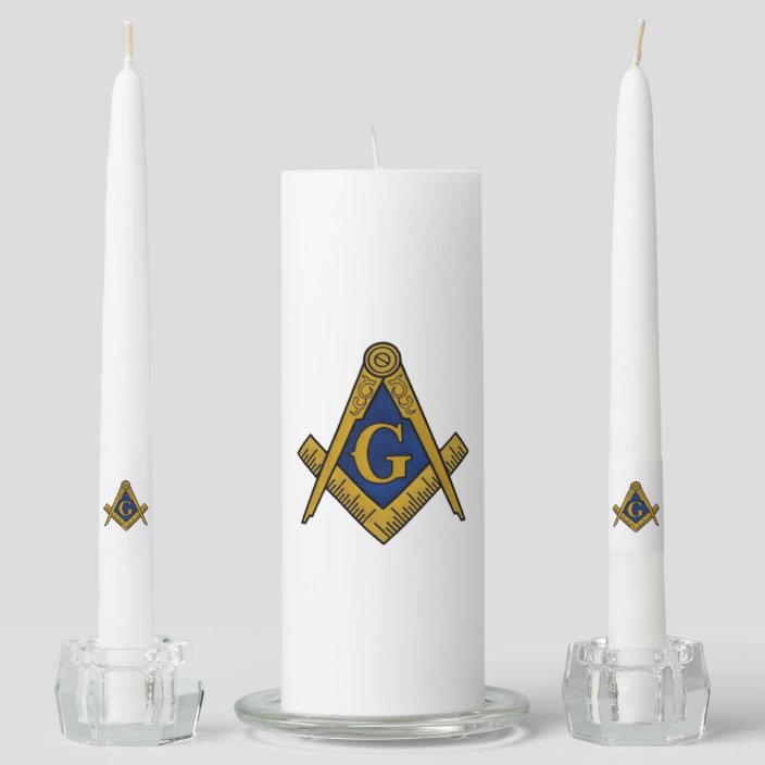 MASONIC UNITY CANDLE SET | Zazzle.com