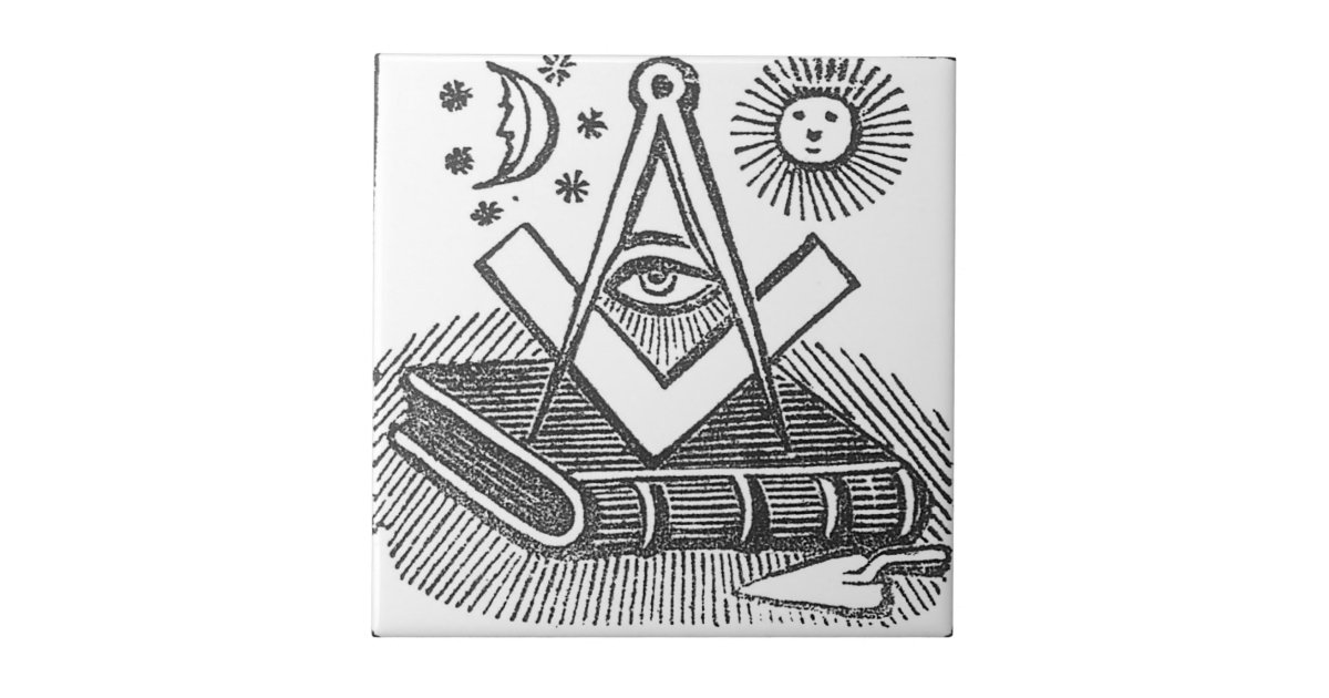 Masonic Wall Tile | Zazzle