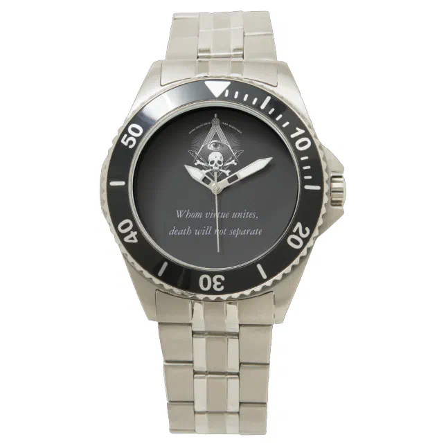 Masonic Watch for the distinguished Master Mason | Zazzle