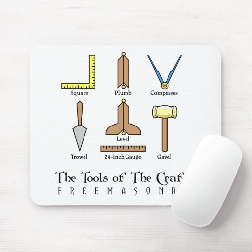 Masonic Working Tools Mouse Pad | Zazzle